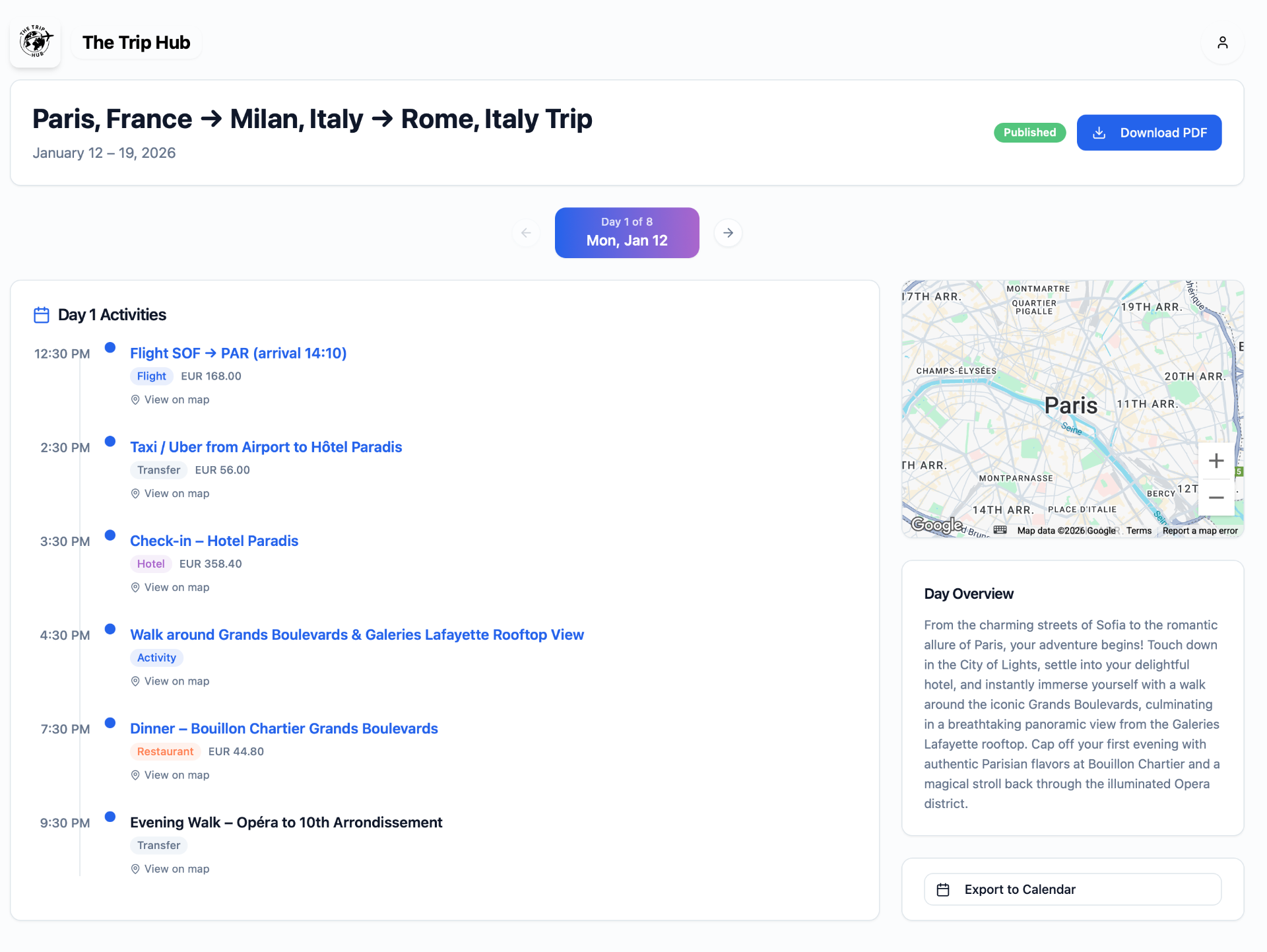 2026 European Travel Planning & Concierge Service | The Trip Hub